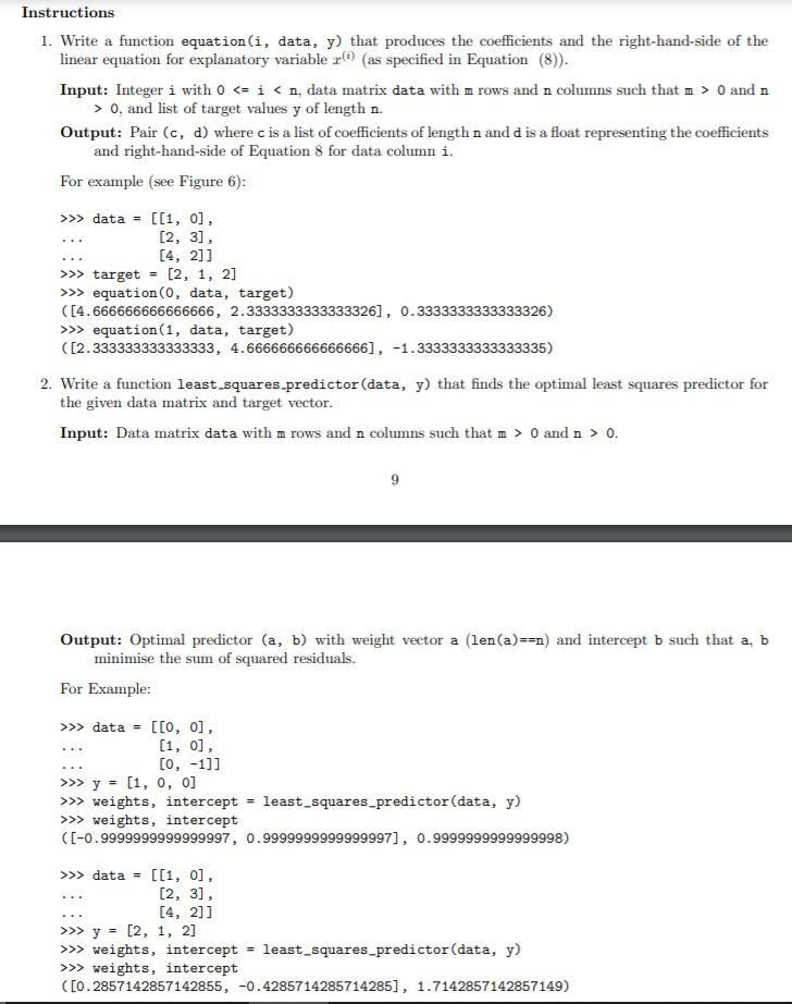 URGENT This Is A Multivariate Regression Python Chegg