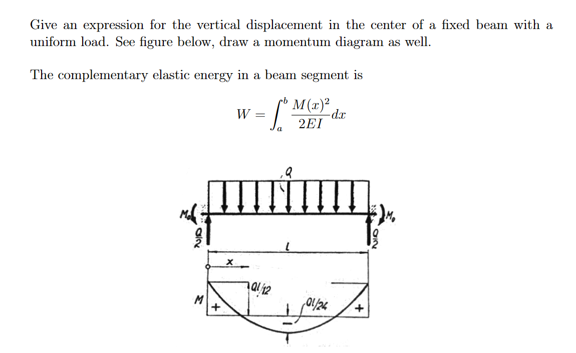Solved Give an expression for the vertical displacement in | Chegg.com