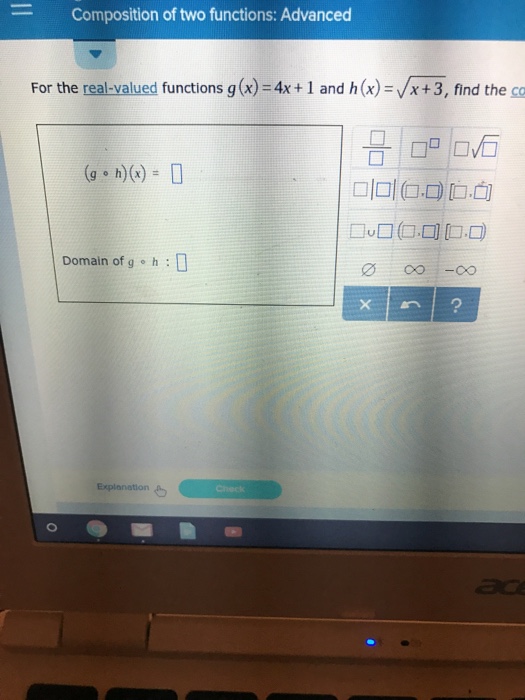 Solved For the real-valued functions g(x) = 4x + 1 and h(x) | Chegg.com