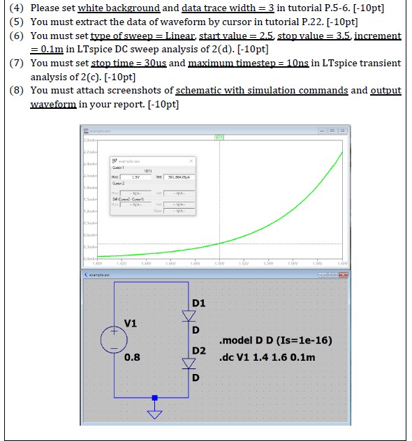 Solved Please use LT Spice for part C and D, Attached is the | Chegg.com