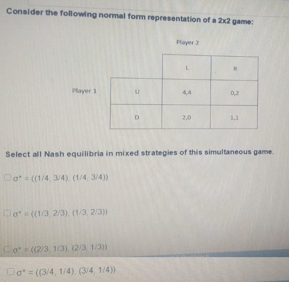 Solved Consider the following normal form representation of | Chegg.com