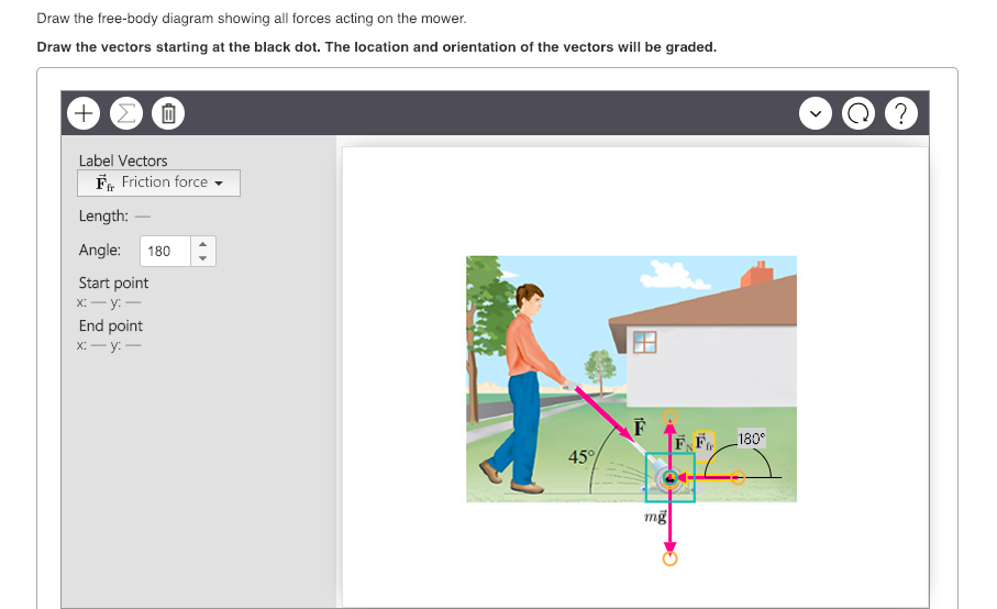 Solved Draw the free-body diagram showing all forces acting | Chegg.com