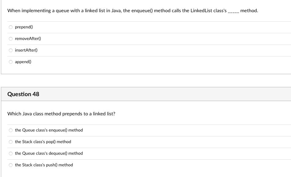 Solved When Implementing A Queue With A Linked List In Java