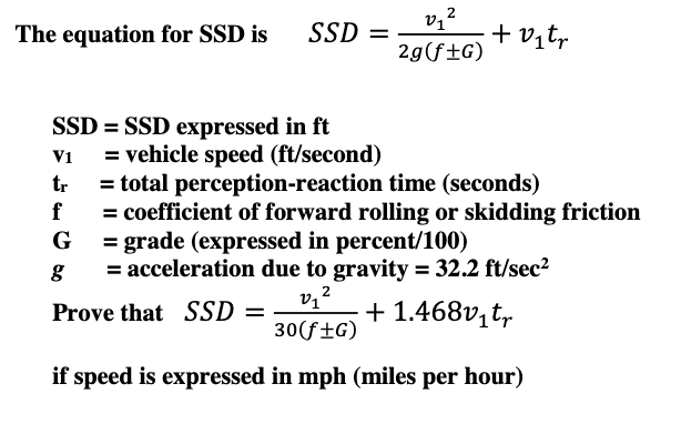 Solved 2 T he equation for SSD is SSD + vt . SSD- SSD | Chegg.com
