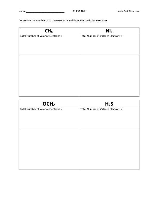 Solved Determine the number of valance electron and draw the | Chegg.com
