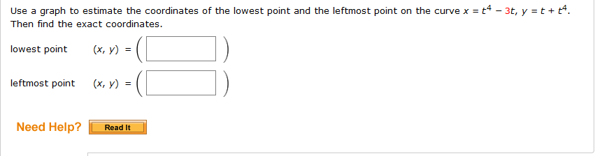 Solved Use a graph to estimate the coordinates of the lowest | Chegg.com