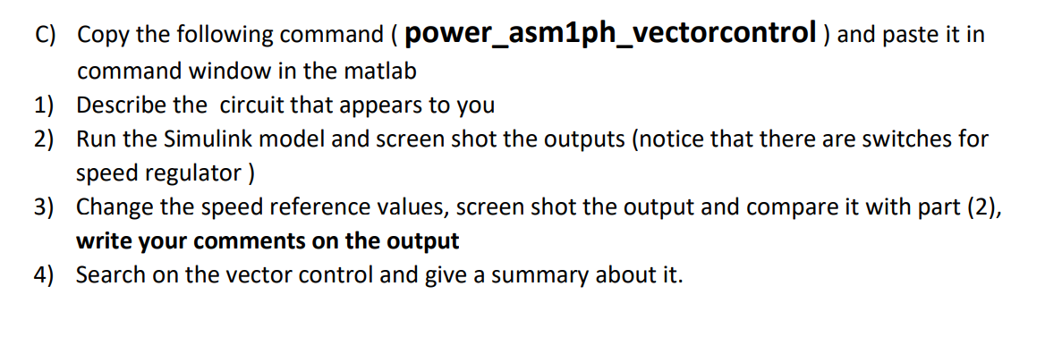 Solved C) Copy the following command ( | Chegg.com