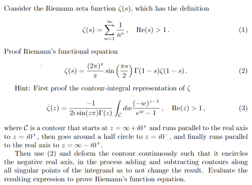 Solved Show all the steps. First, prove the contour | Chegg.com