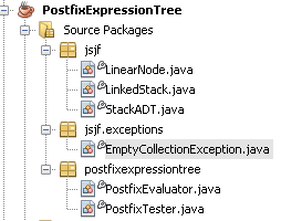 Solved Assignment: Complete the PostFixEvaluator class.You | Chegg.com