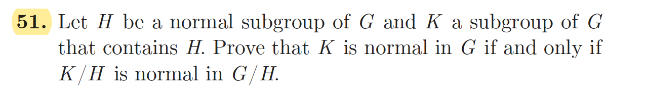 Solved 1. Let H be a normal subgroup of G and K a subgroup | Chegg.com
