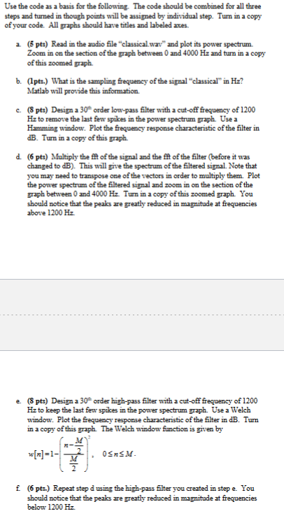 Solved Use the code as a basis for the following. The code | Chegg.com