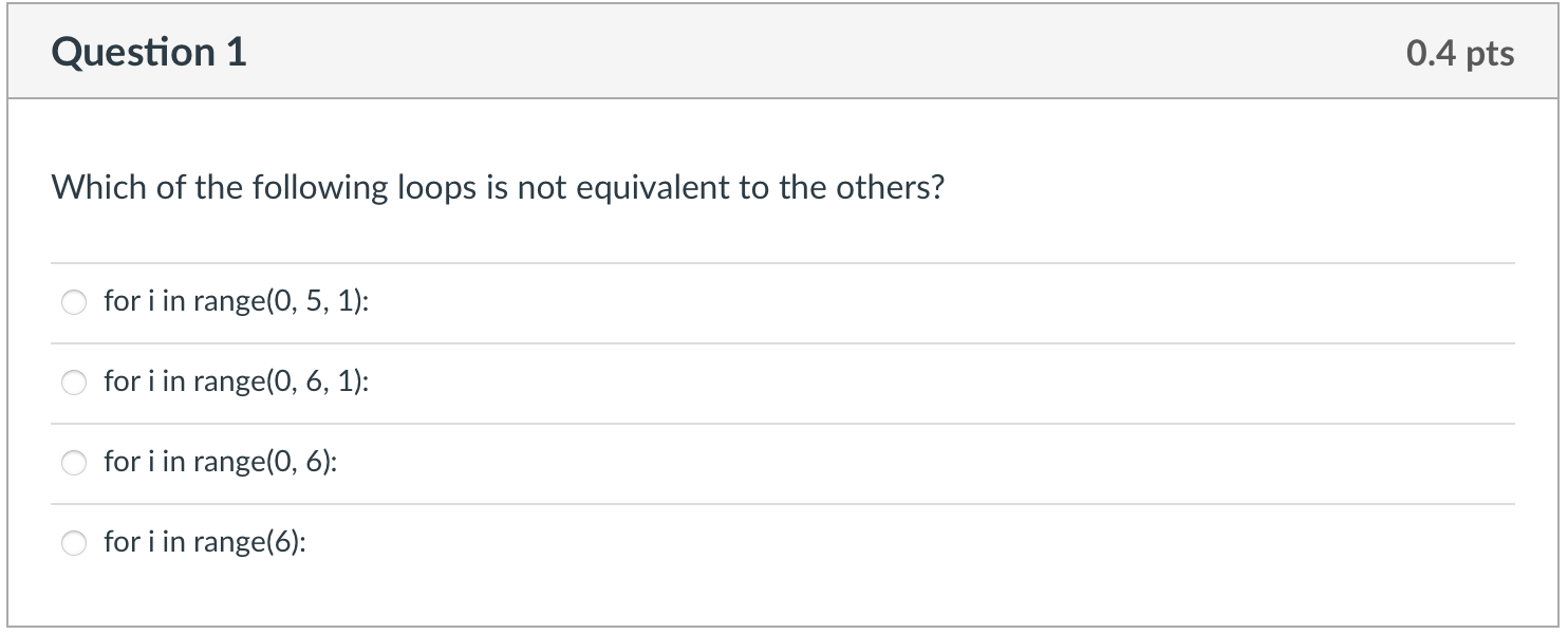 Solved Which of the following loops is not equivalent to the | Chegg.com