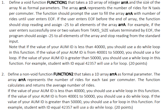 Solved C program to keep track of ride frequency of a taxi | Chegg.com