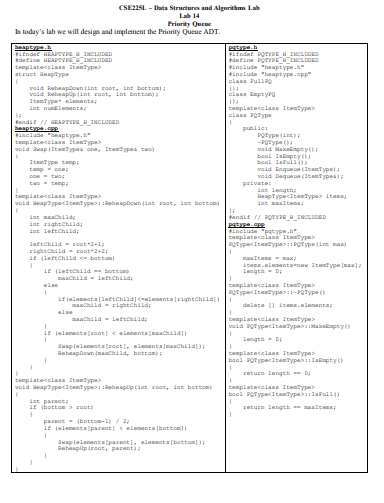 Solved Cse2251 Data Structures And Algorithms Lab 5507