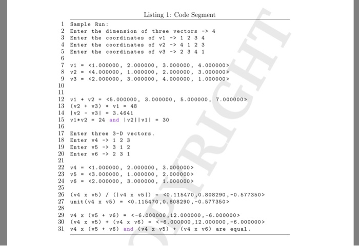 The Main function Write a main that performs that | Chegg.com