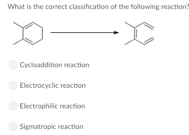 Solved What is the correct classification of the following | Chegg.com