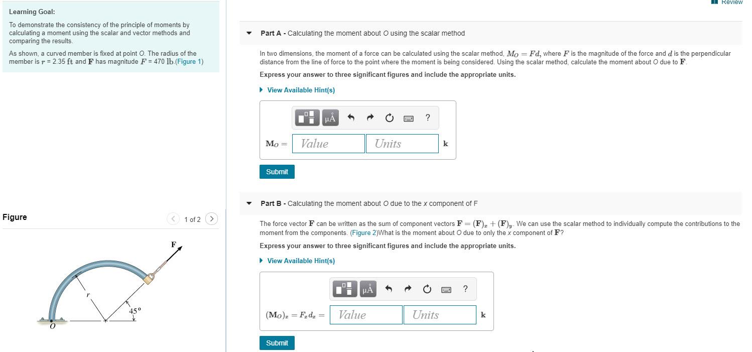 Solved Review Learning Goal: To demonstrate the consistency | Chegg.com