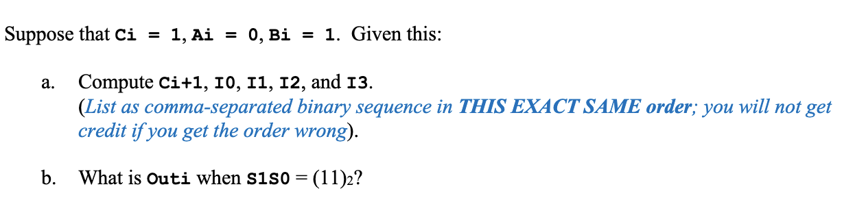 Solved Consider the following single-bit adder structure | Chegg.com