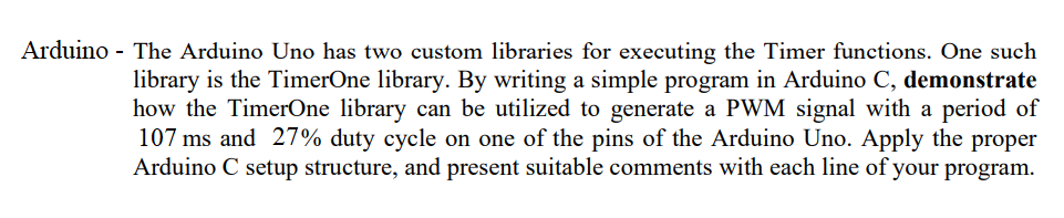 Solved Arduino The Arduino Uno Has Two Custom Libraries 7767