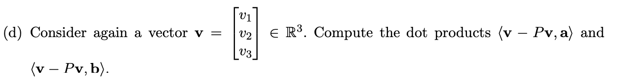 Solved Question 1: Projection onto a plane In this question, | Chegg.com