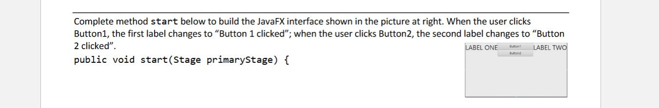 Solved Complete method start below to build the JavaFX | Chegg.com Solved Complete method start below to build the JavaFX | Chegg.com