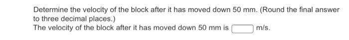 Solved A 14-kg block is attached to spring A and connected | Chegg.com