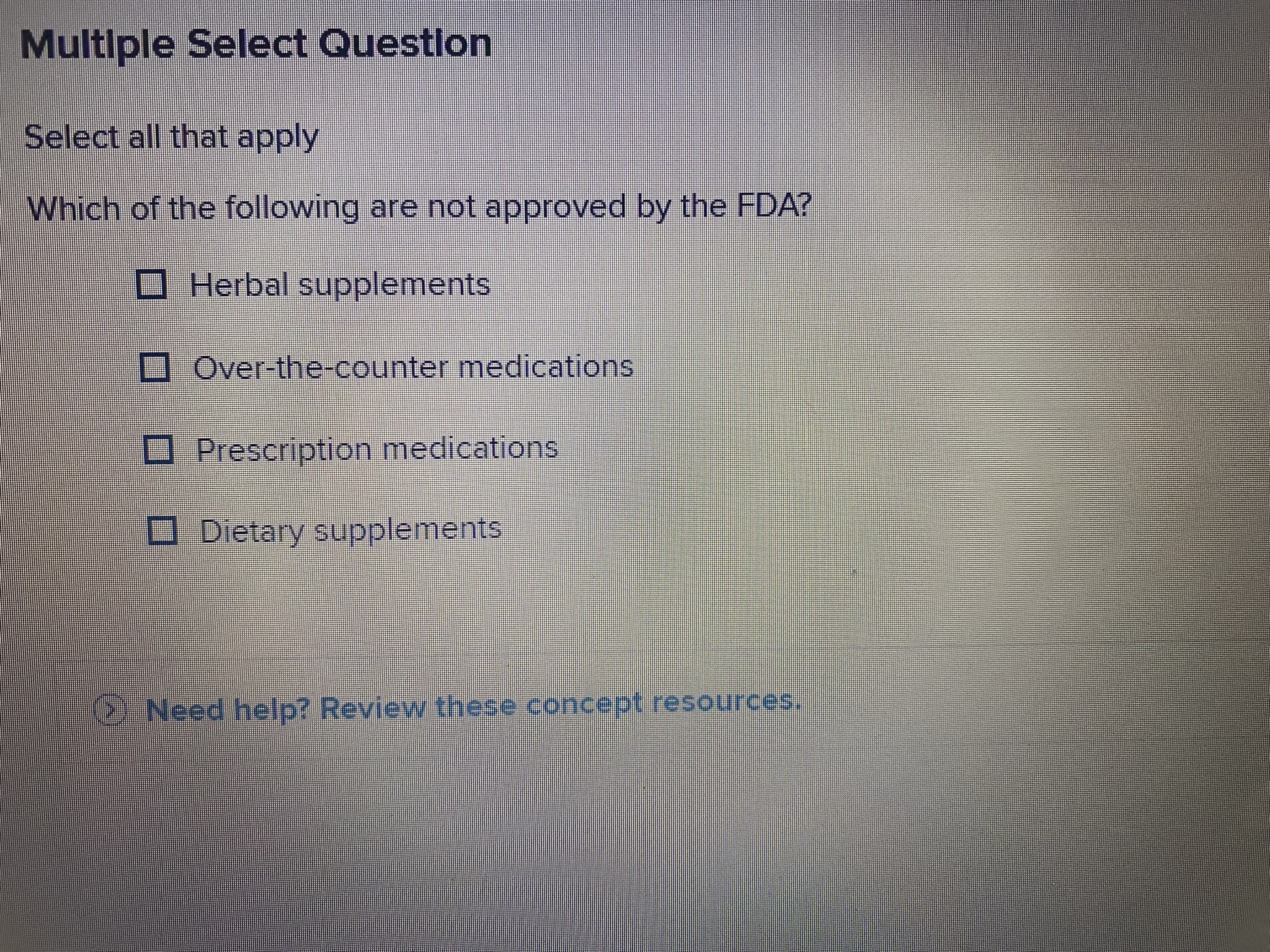 Solved Multiple Select Question Select all that apply Which | Chegg.com
