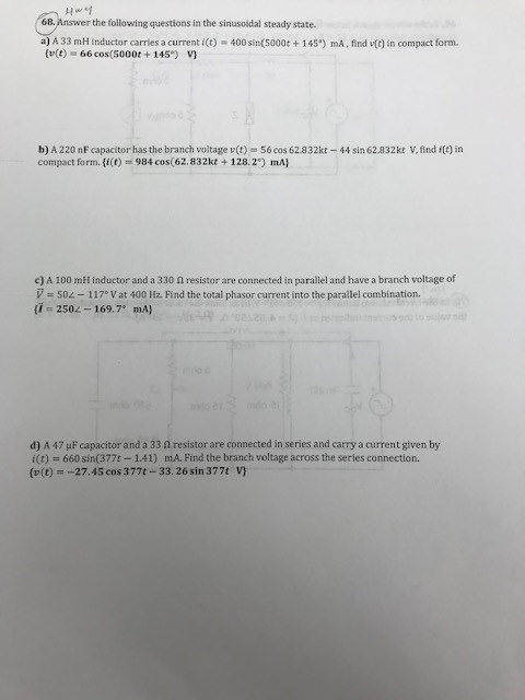 Solved Hw 68. Answer the following questions in the | Chegg.com