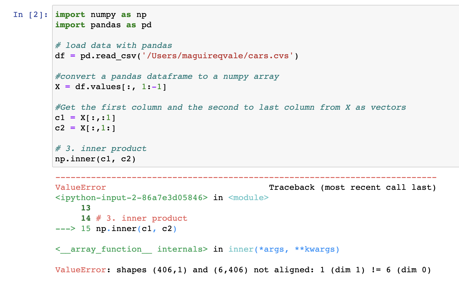 Solved For My Python Lab I Have To Load Data With Pandas Chegg