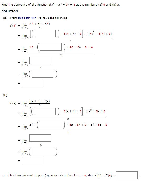 Solved Find the derivative of the function F(x) = x2 - 5x + | Chegg.com