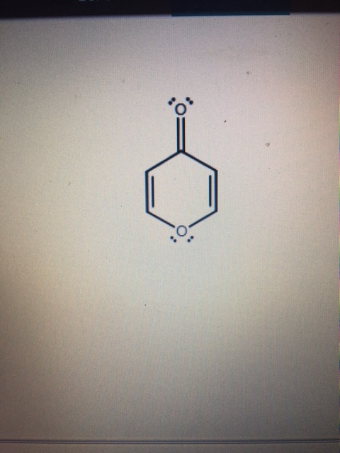 Solved Here is the structure of 4-pyrone, an aromatic | Chegg.com