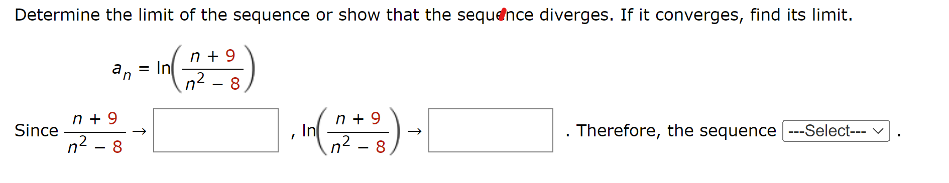 Solved Determine the limit of the sequence or show that the | Chegg.com