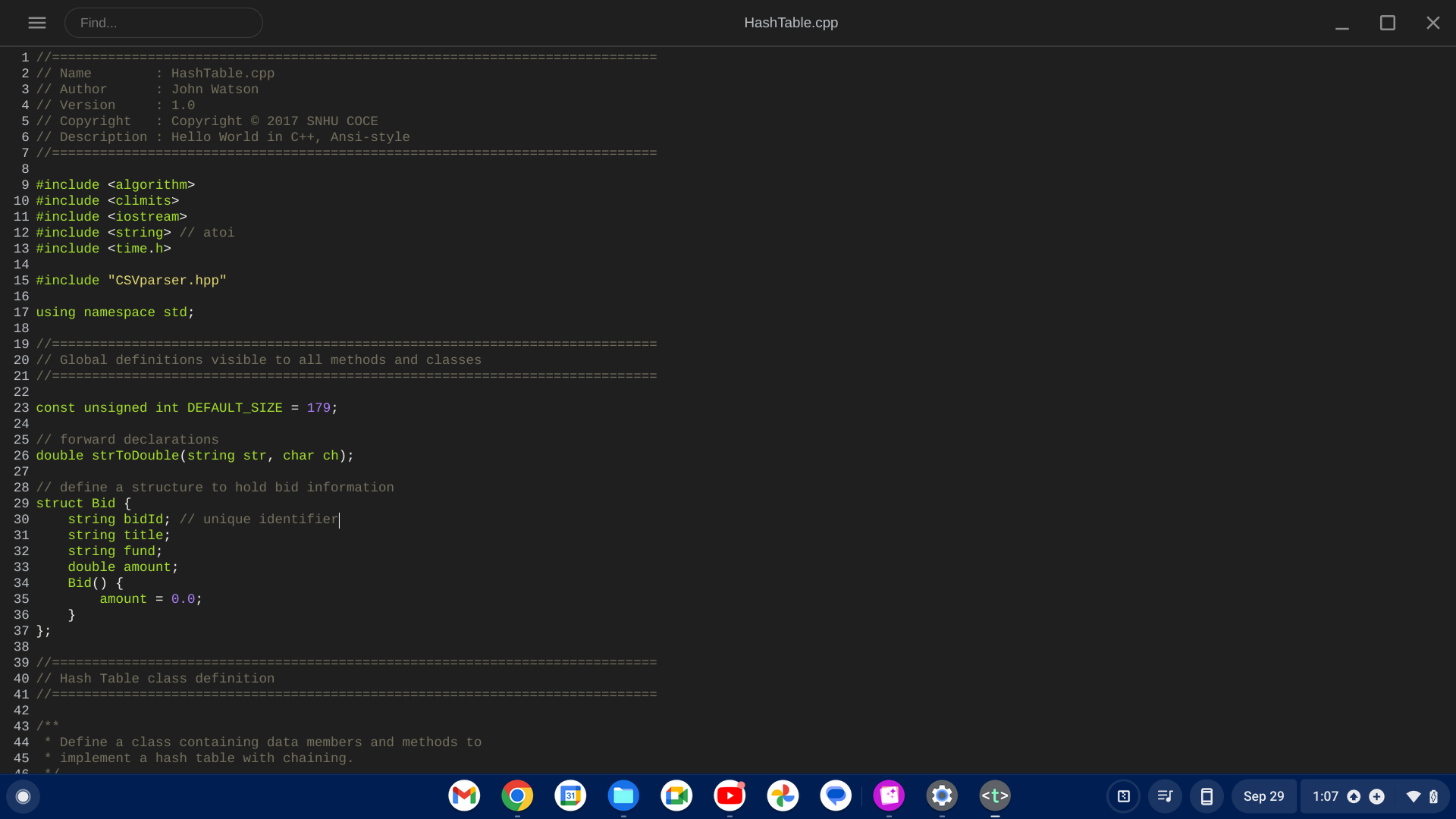 Solved Begin by creating a new C++ project with a project | Chegg.com