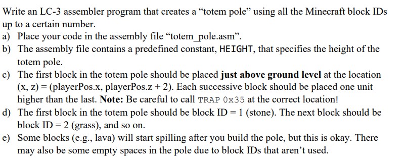 Solved here are the trap instructions and make sure it's | Chegg.com
