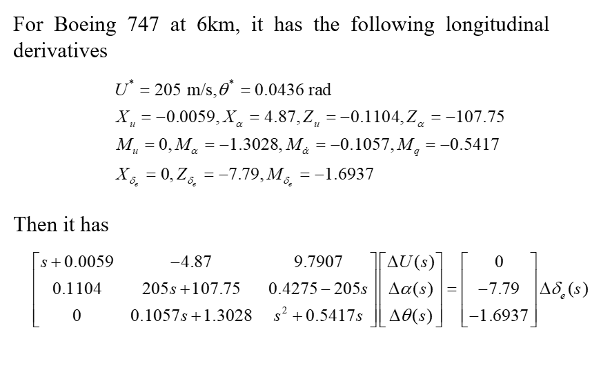 Using the parameters of B747 at 6km written below, | Chegg.com