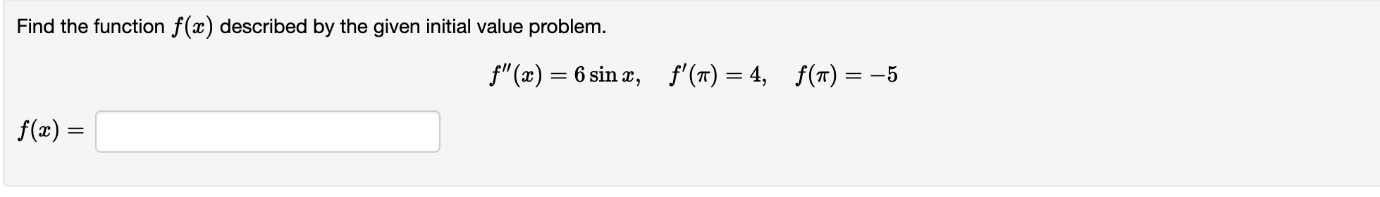 Solved Find the function f(x) ﻿described by the given | Chegg.com