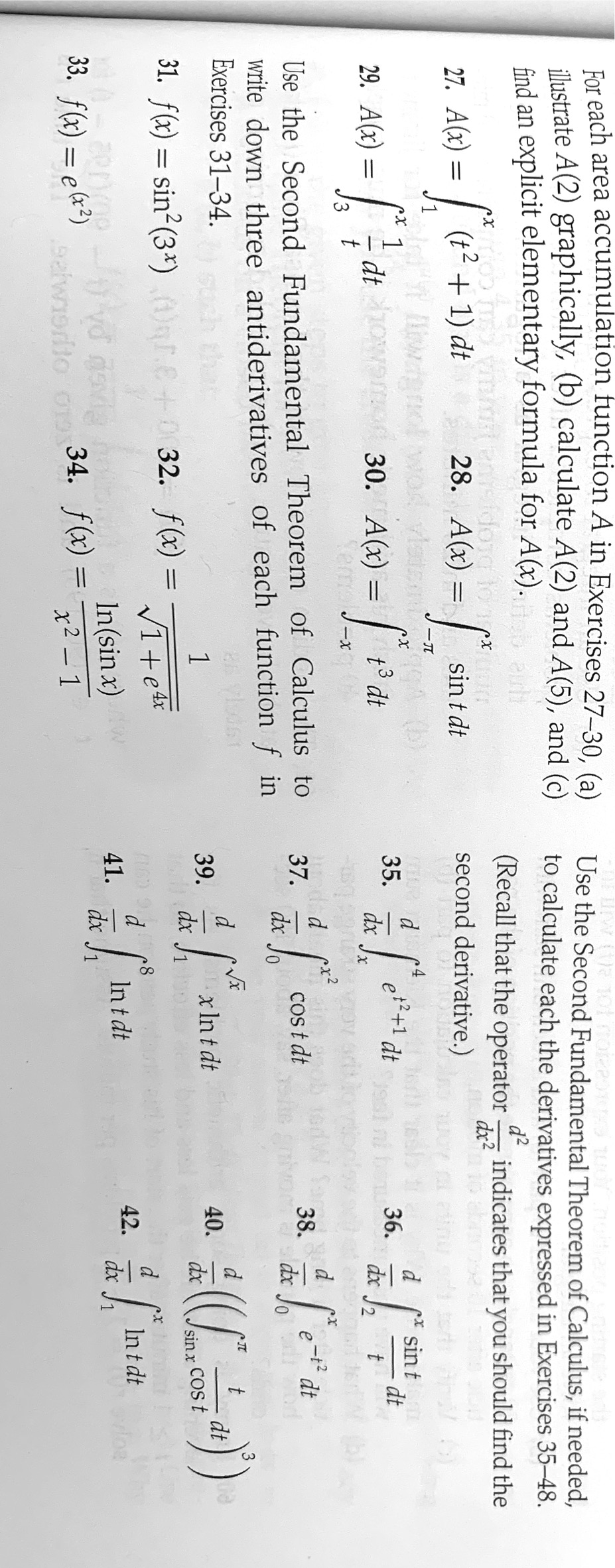 Solved Answer for 30 34 38 For each area accumulation | Chegg.com