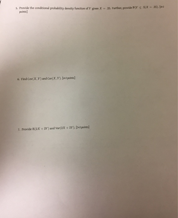 Solved Question4 Suppose that we have two continuous random | Chegg.com