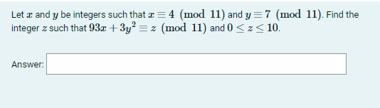 Solved Let x and y be integers such that