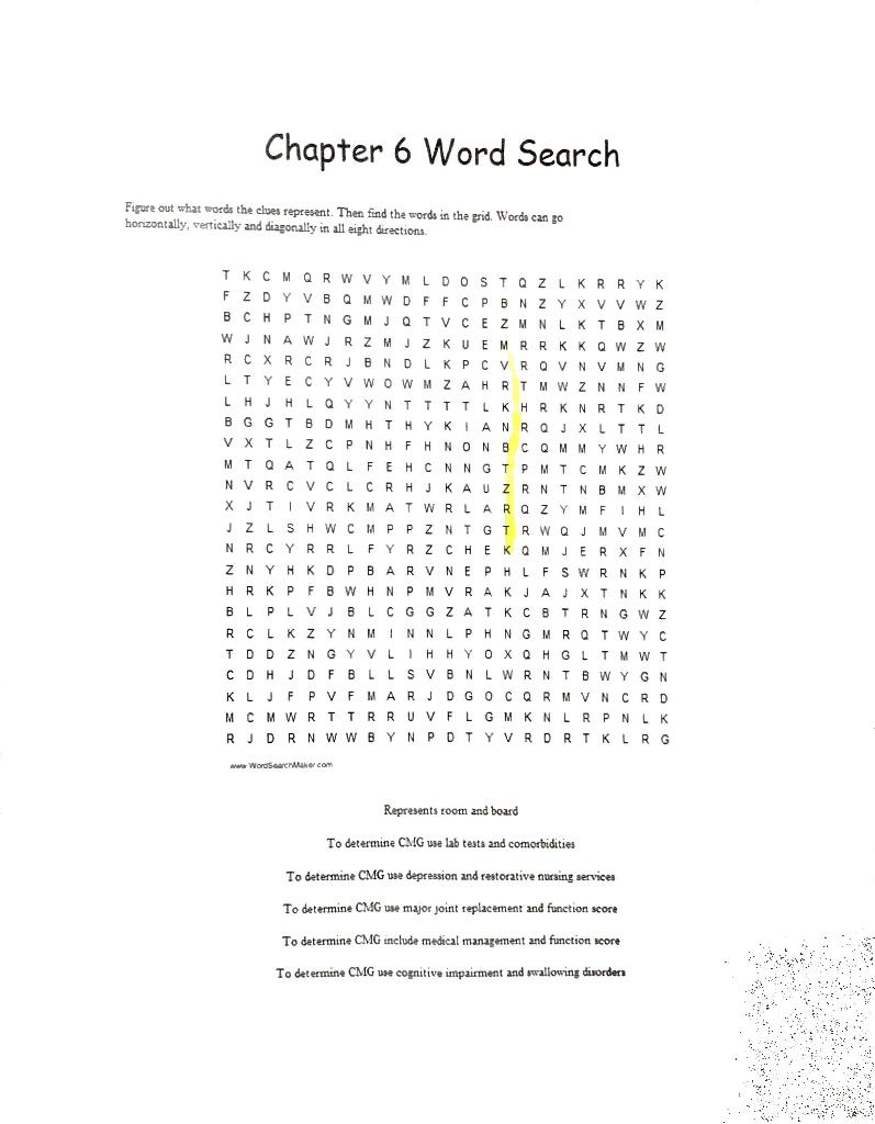 Solved Find the Key Terms - Chapter 5 Figure out what words | Chegg.com