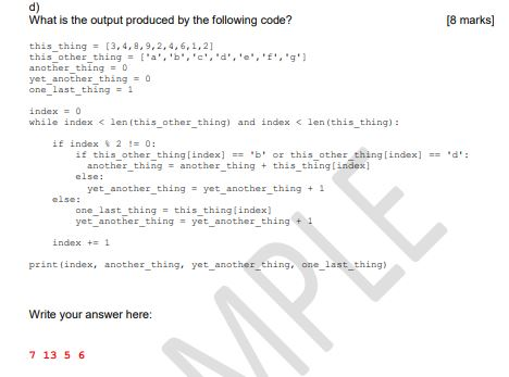 Solved this is in python can somone explain to me how to | Chegg.com