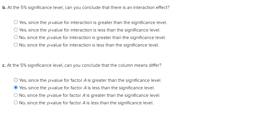 Solved A researcher conducts a two-way ANOVA test with | Chegg.com