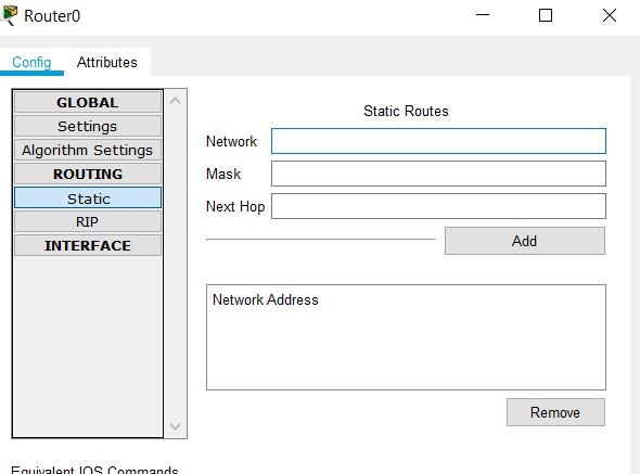 Solved I need help assigning static routes for this | Chegg.com