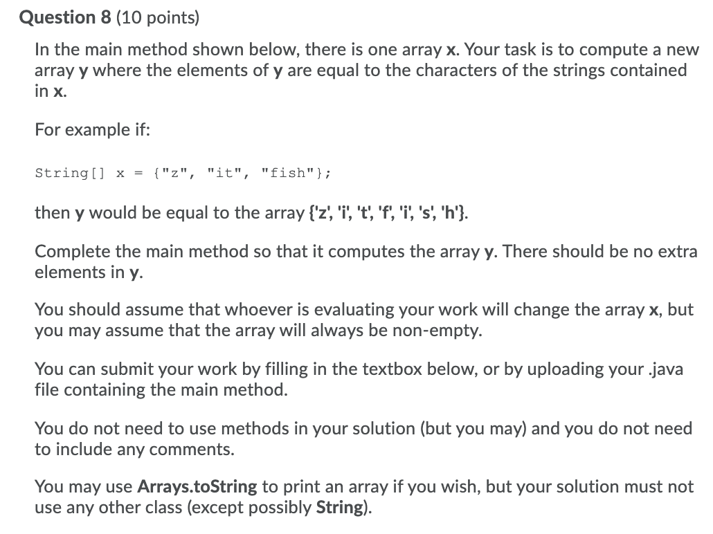 Solved import java.util.Arrays; public class Repeat { | Chegg.com