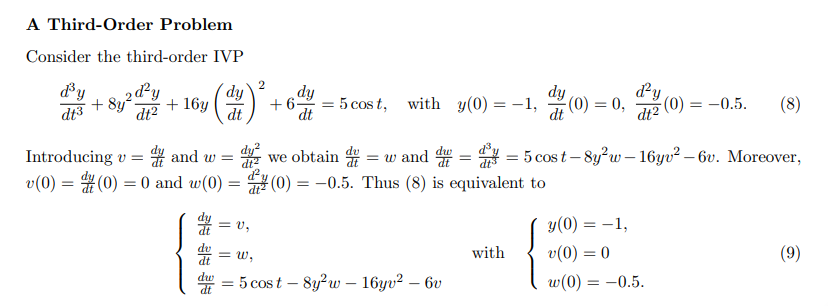 Solved A Third-Order Problem Consider the third-order IVP + | Chegg.com