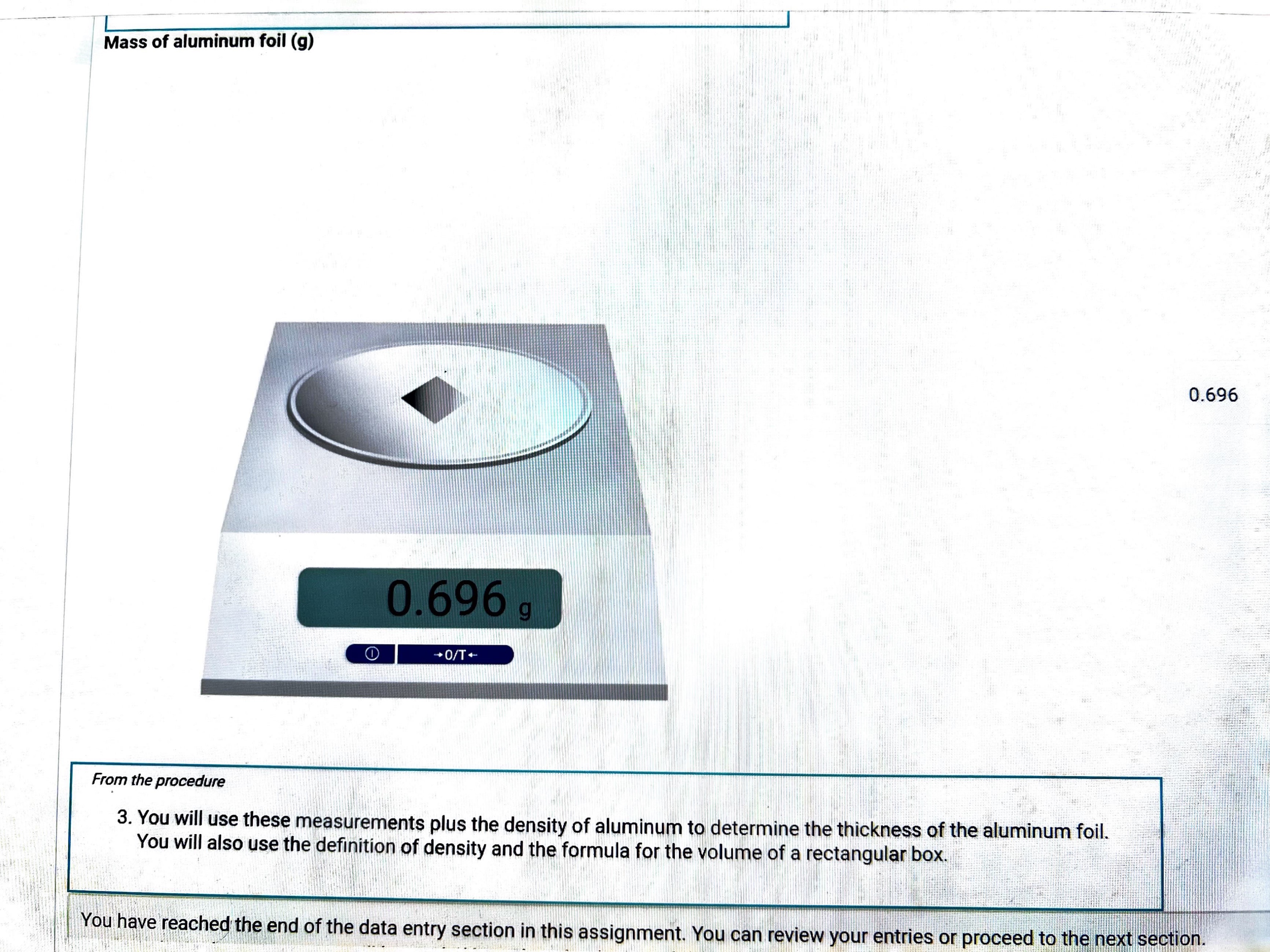 Aluminum foil dimensions: Width of aluminum foil (cm) | Chegg.com