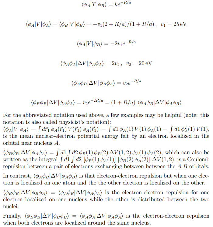 2. A configuration interaction calculation of the H2 | Chegg.com