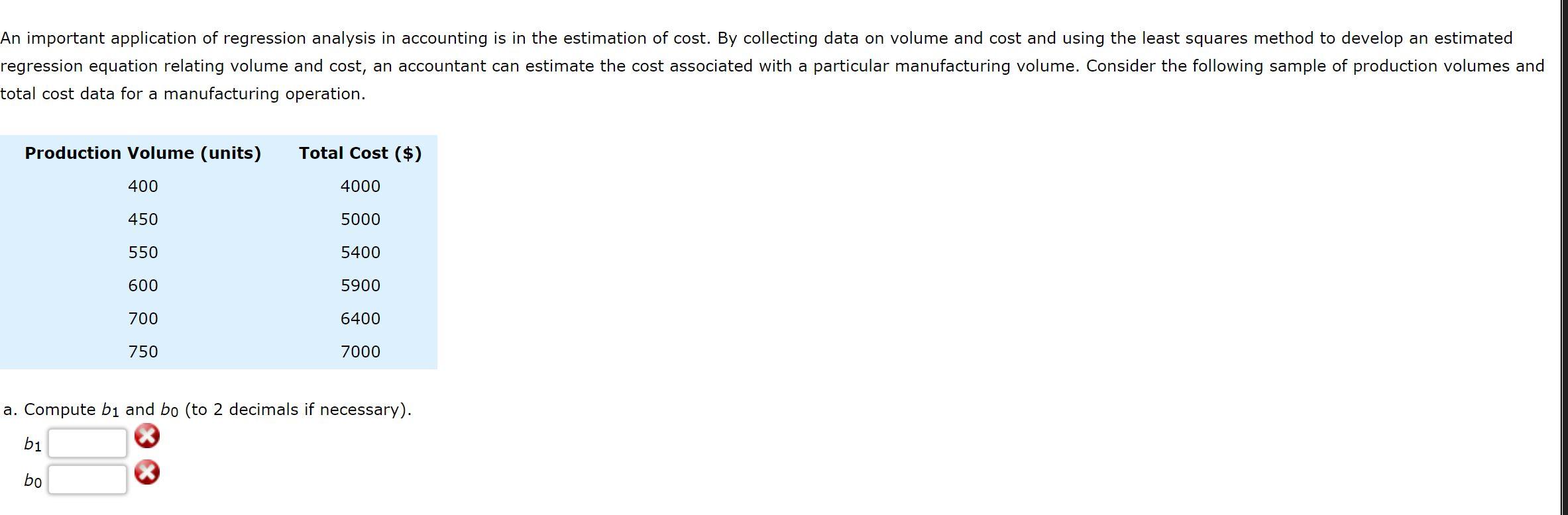 Solved An important application of regression analysis in | Chegg.com