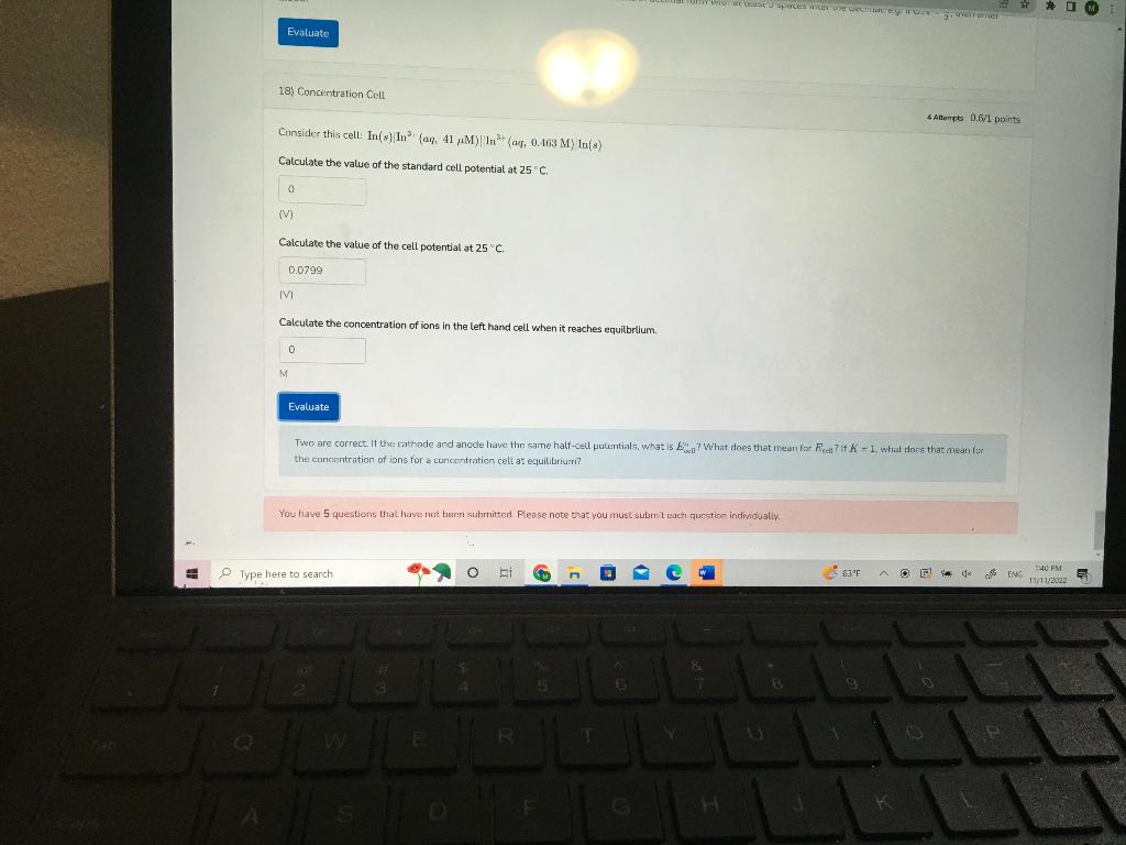Solved Consider this cell: | Chegg.com