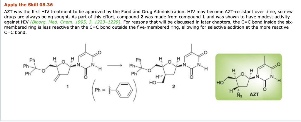 Solved Apply the Skill 08.36 AZT was the first HIV treatment | Chegg.com